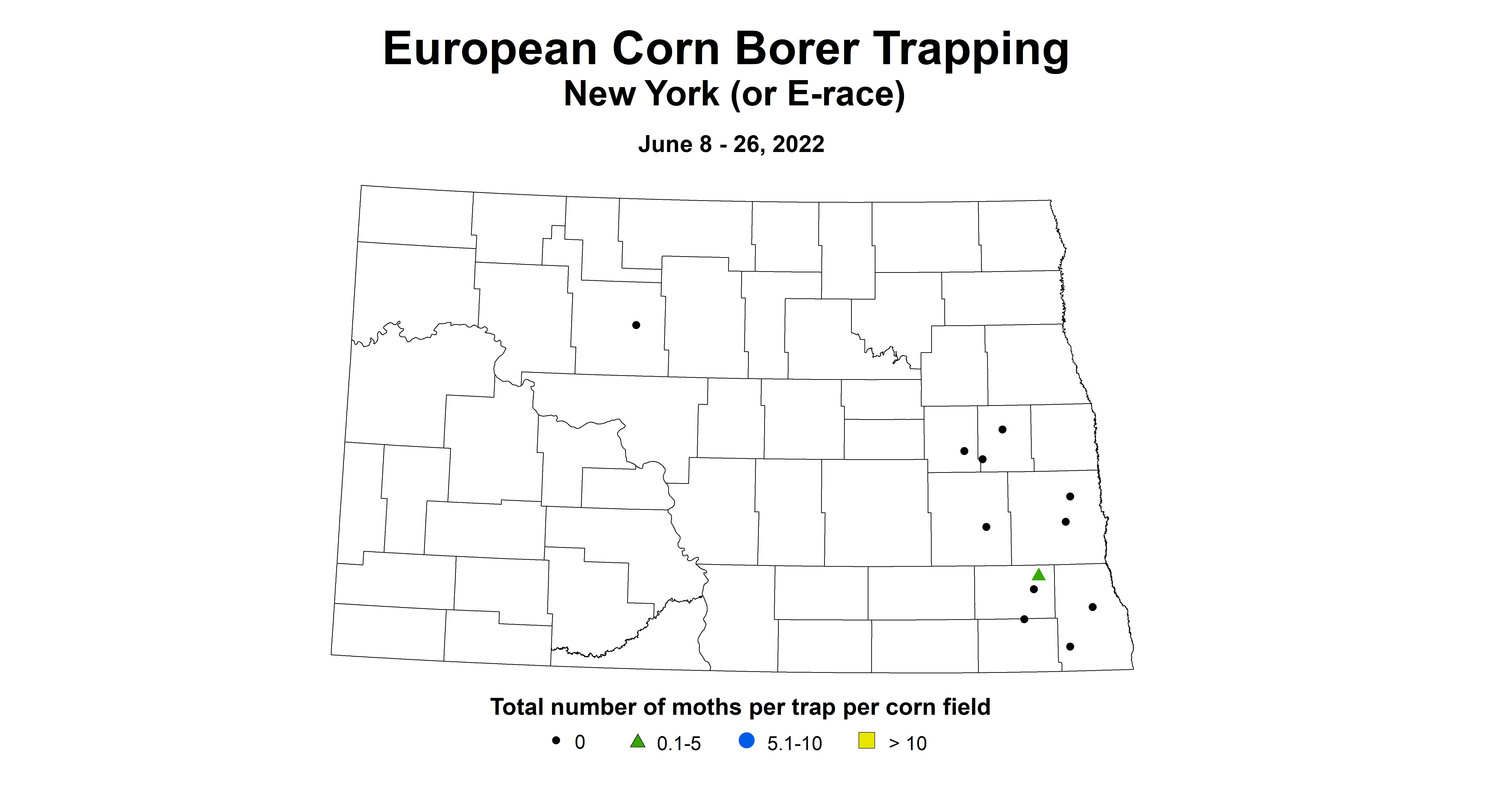 Corn Insect Trapping Network - IPM Crop Survey Maps | NDSU Agriculture ...