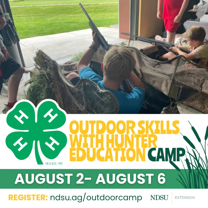 Outdoor Skills with Hunter Education Camp | NDSU Agriculture
