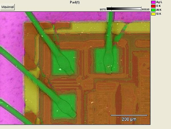 Circuit pad | Electron Microscopy Core | NDSU