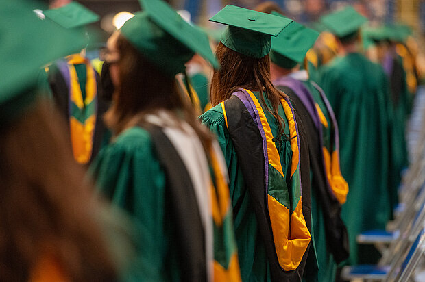 What do the commencement gowns, hoods and adornments mean? | NDSU News ...