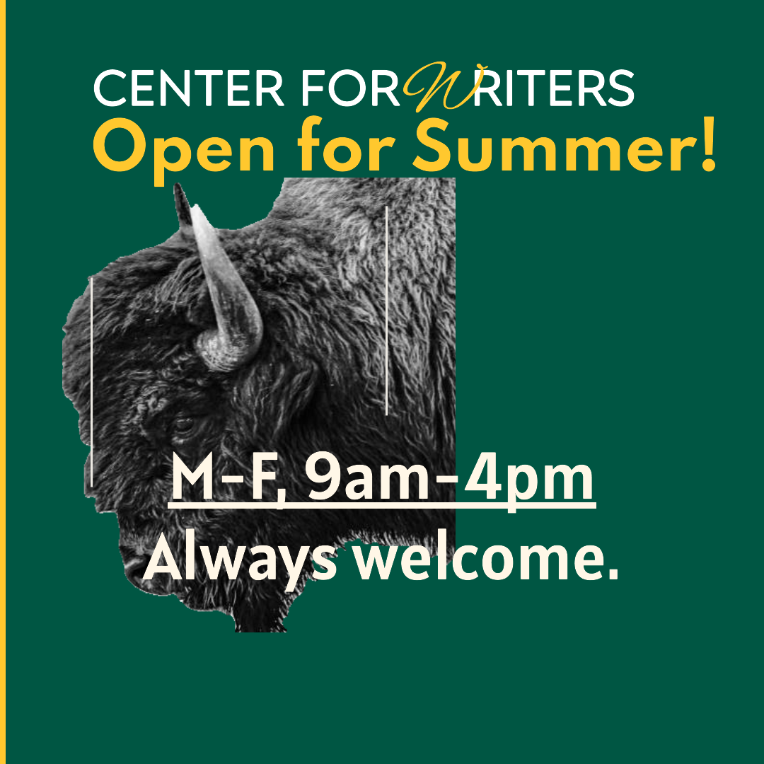 Center for Writers | NDSU