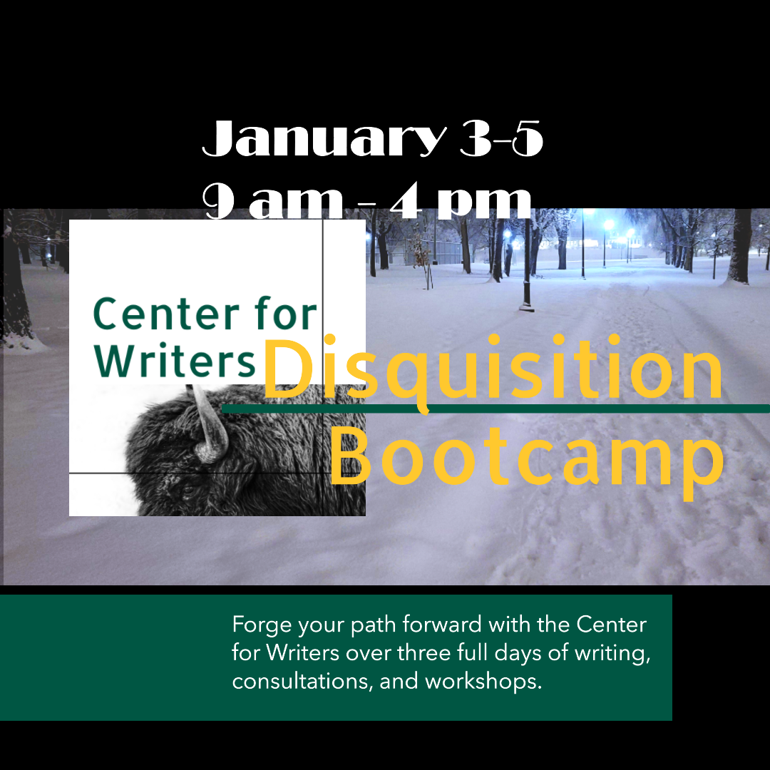 Center for Writers | NDSU
