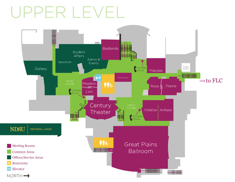 MU Floorplans | Memorial Union | NDSU