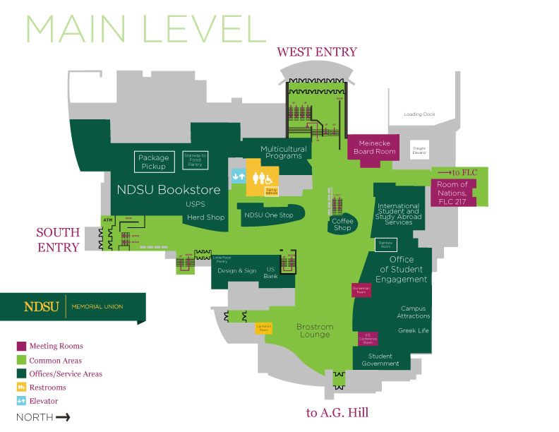 MU Floorplans | Memorial Union | NDSU