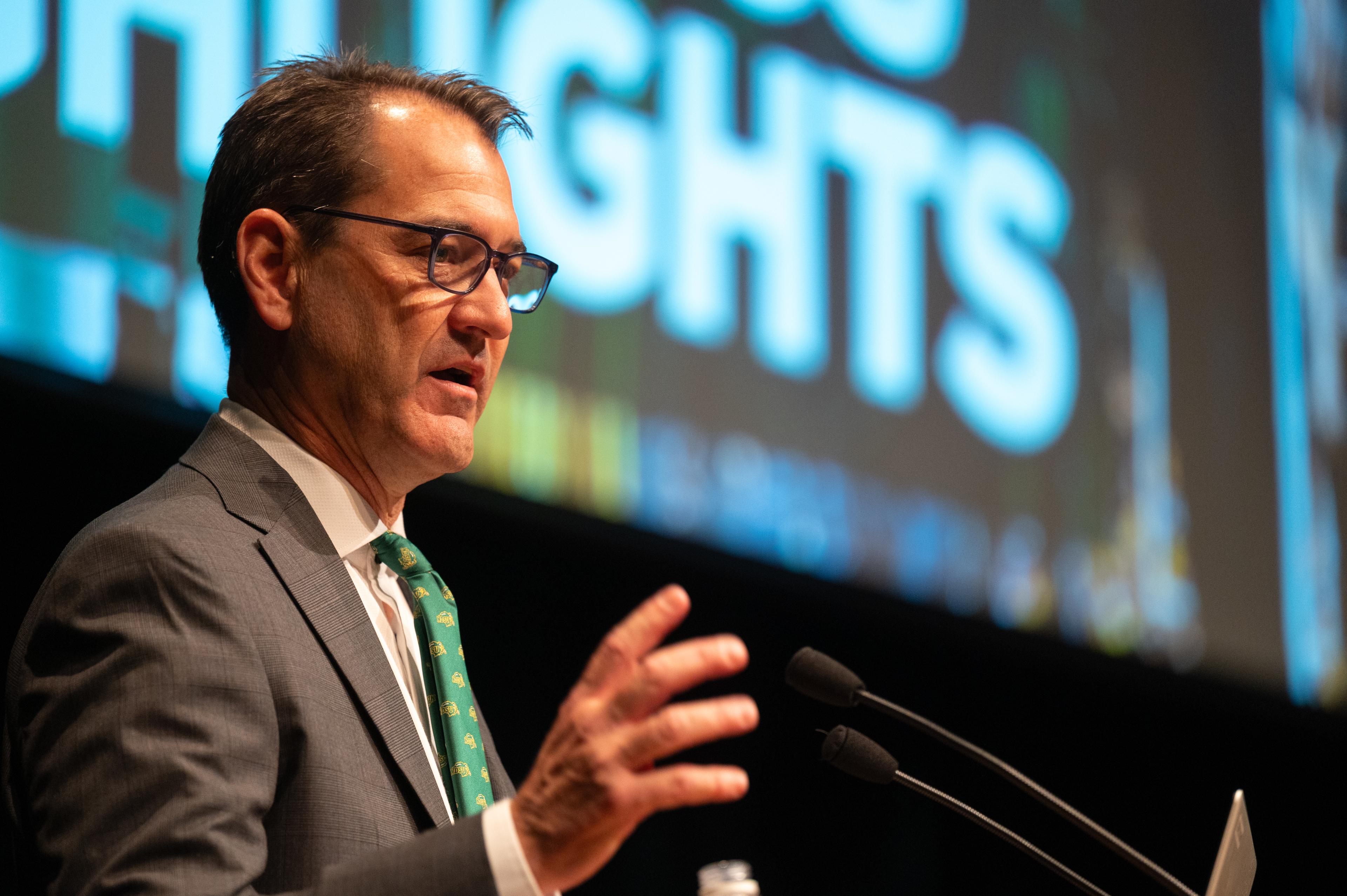 NDSU President Cook emphasizes success, goals during State of the ...