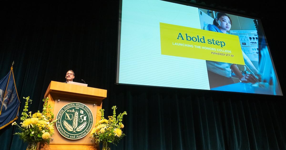 NDSU announces creation of Honors College focused on AI and Human Progress